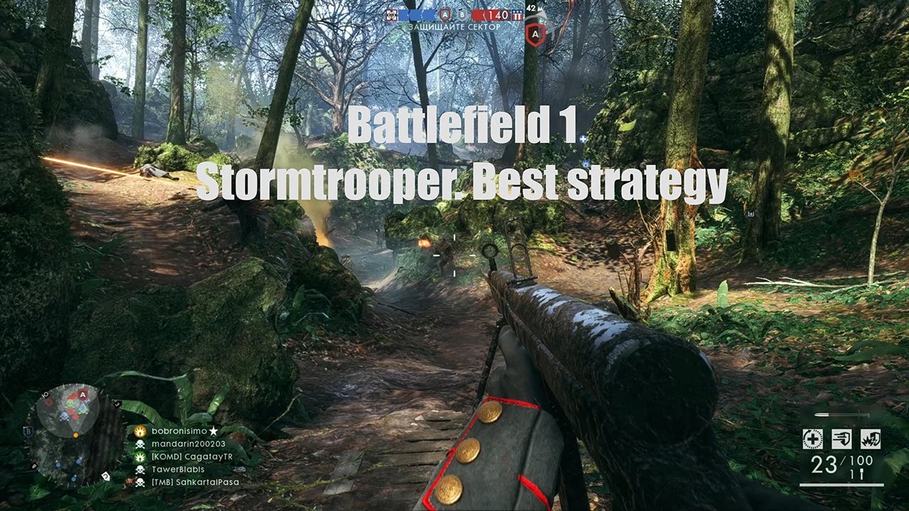 Battlefield 1 Multiplayer Stormtrooper Best strategy - YouTube
