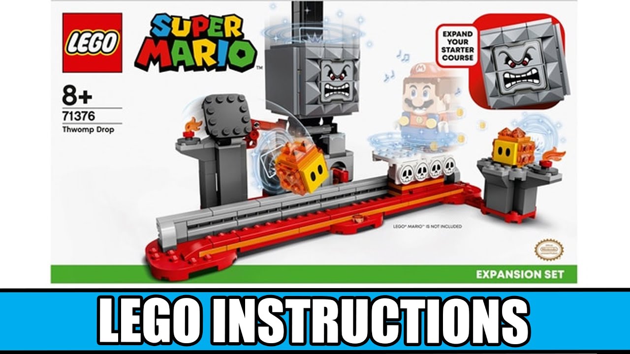 LEGO Instructions: How to Build LEGO Thwomp Drop Expansion Set - 71376 ...