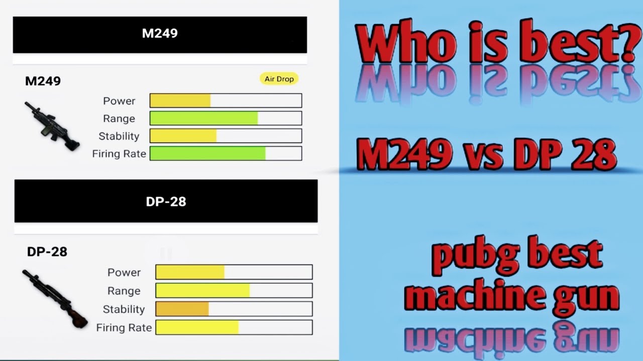 Who is best? M249 vs DP 28 machine gun - YouTube