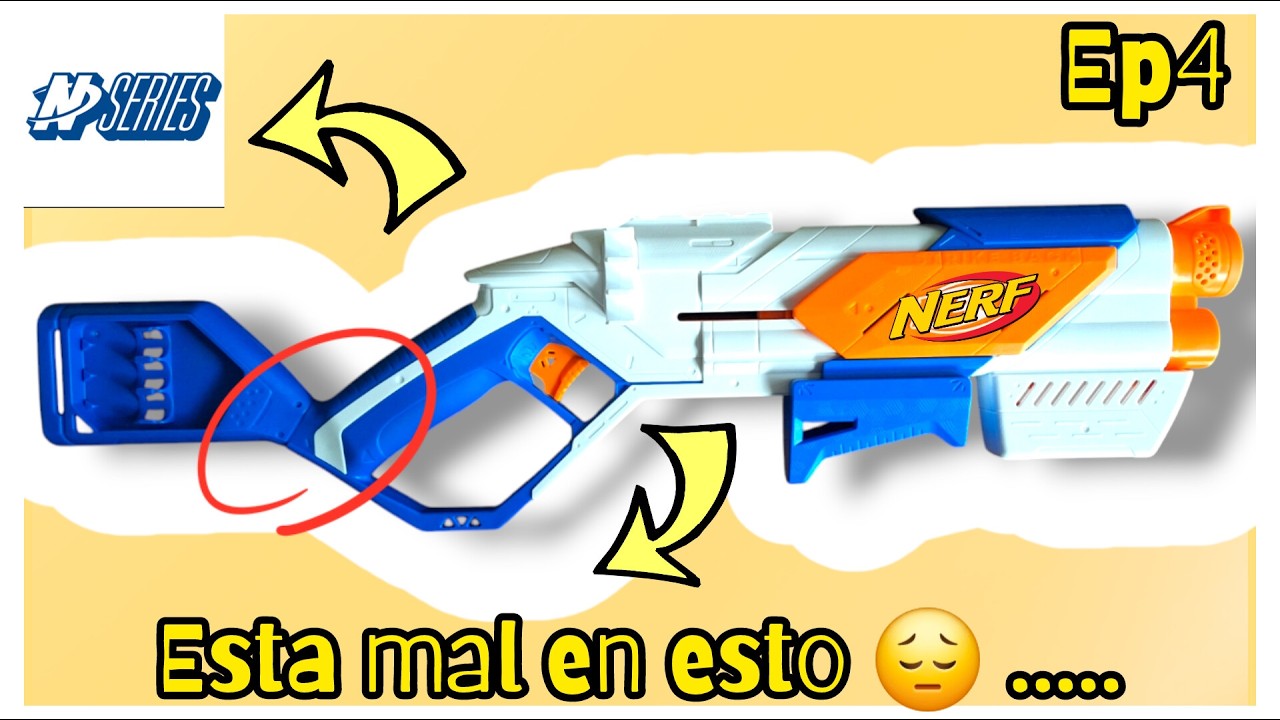 Nerf N series strike back unboxing y review - YouTube