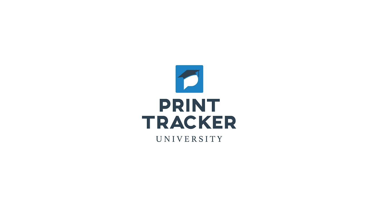 Print Tracker Pro Transition Training - YouTube