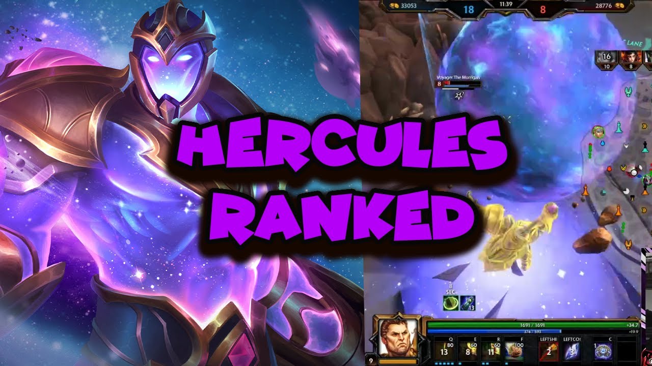 Smite: HERCULES RANKED FUN - YouTube