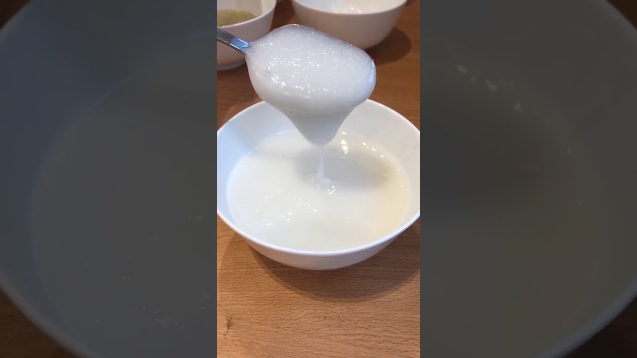 Pureed Rice 飯糊 - YouTube