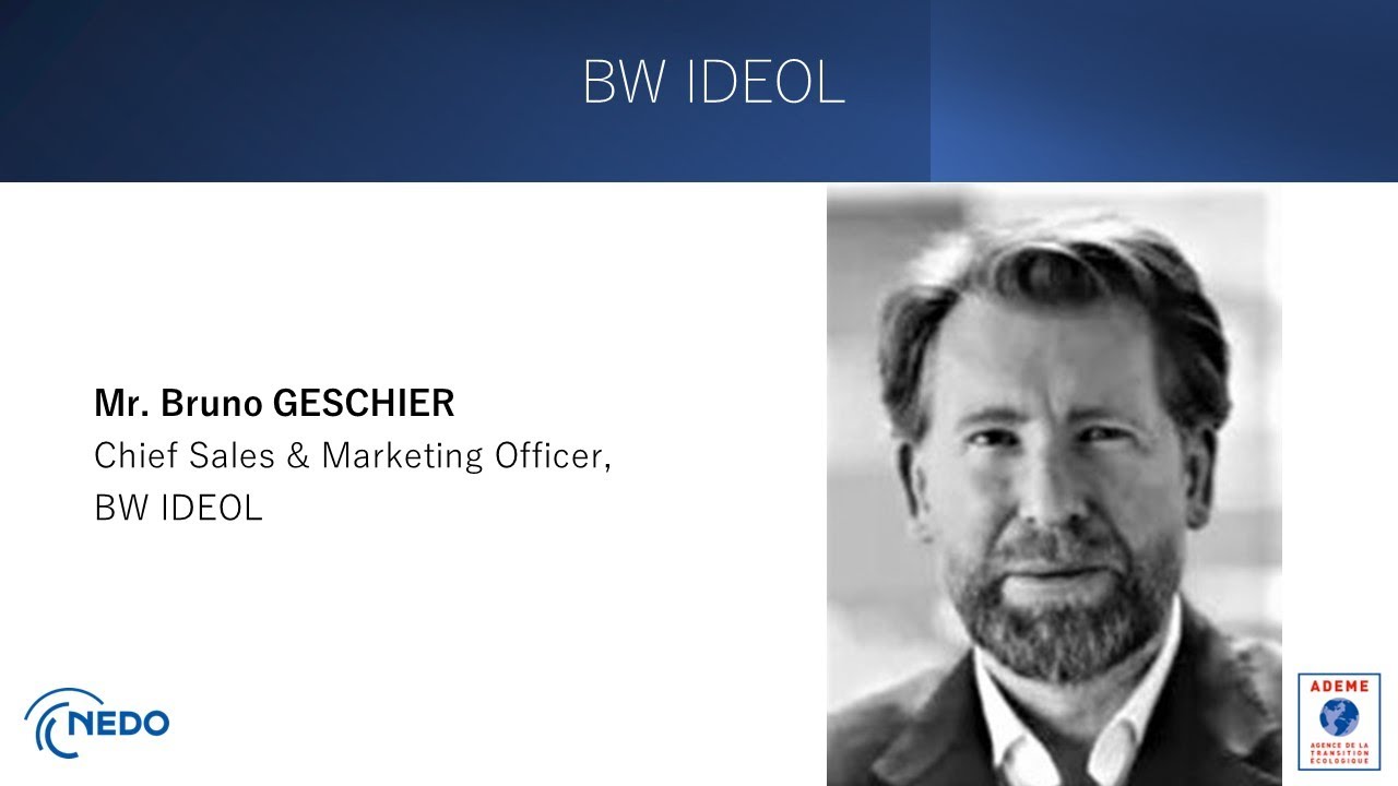 BW Ideol in France and Japan, successful collaborations with both NEDO ...