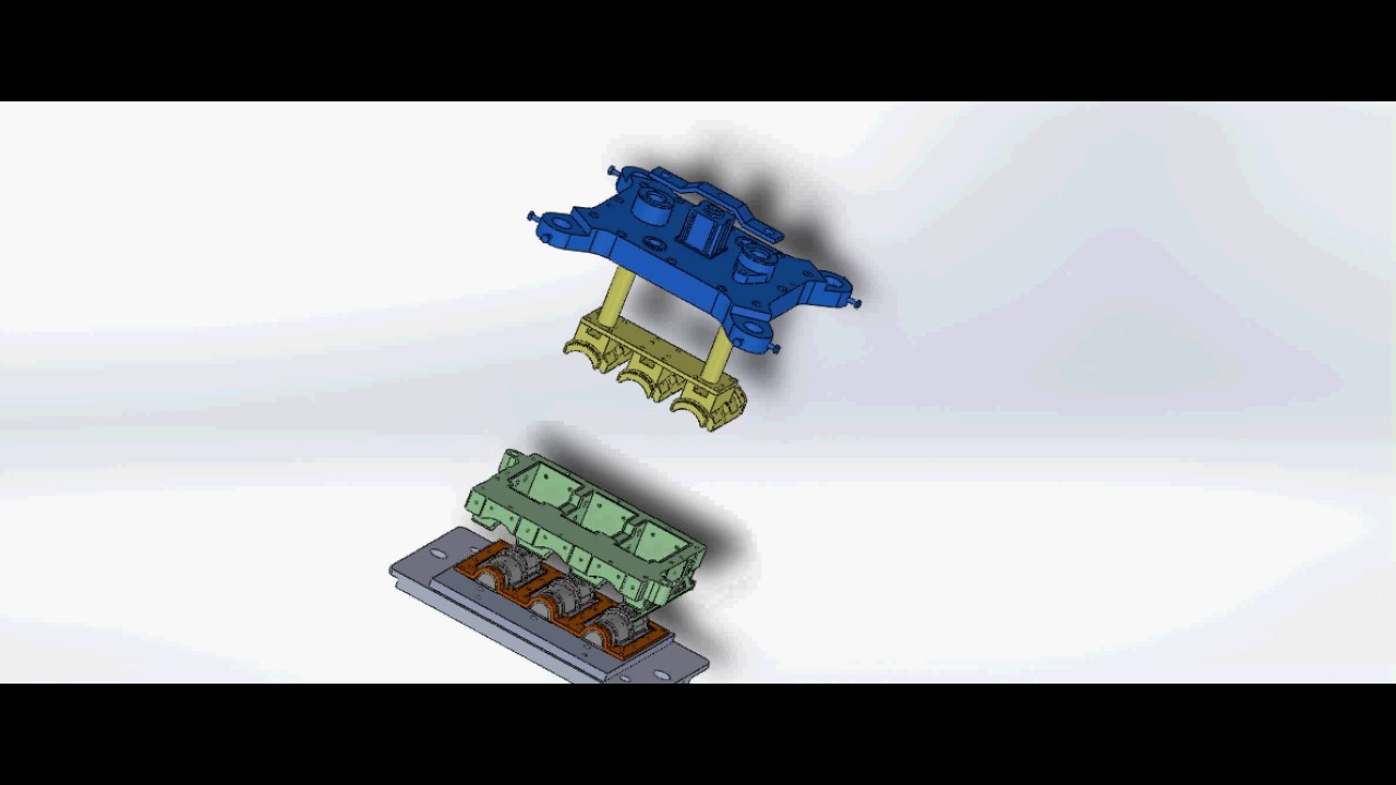 Mold animation ( Solidworks ) - YouTube