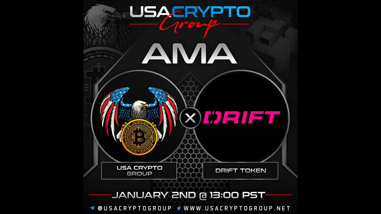 USA Crypto Group AMA ~ Drift Token #USACryptoGroup - YouTube
