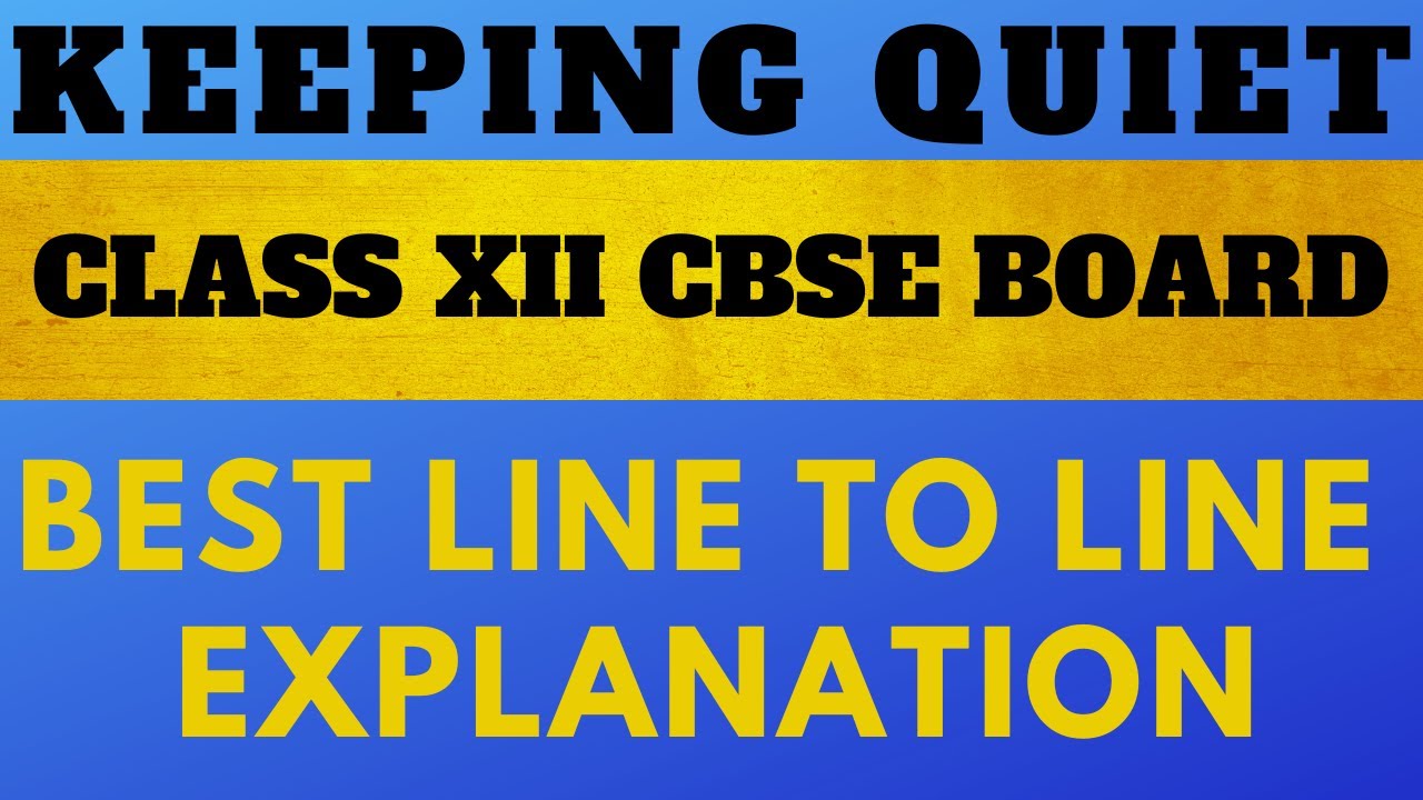KEEPING QUIET PART 3 EXPLANATION WITH HINDI COMMENTARY EXCELLENT keeping-quiet-part-3-explanation-with-hindi-commentary-excellent