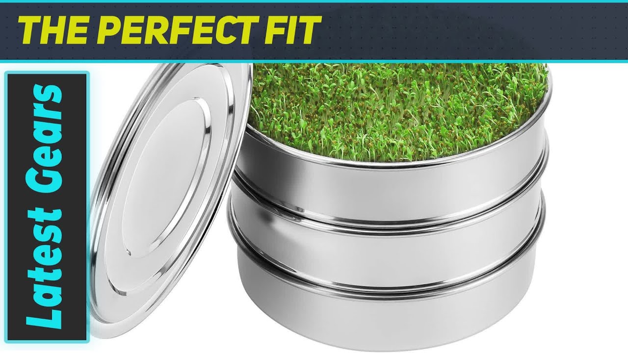 SOLIGT Stackable Stainless Steel Seed Sprouting Kit: The Ultimate Sprouting Solution! - YouTube