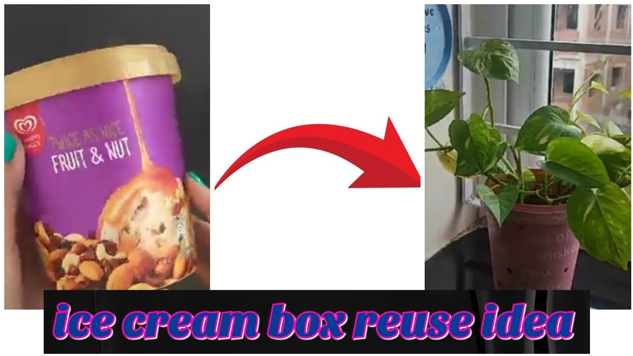@Creativeagency123 ice cream box painting ideas / ice cream box reuse ...