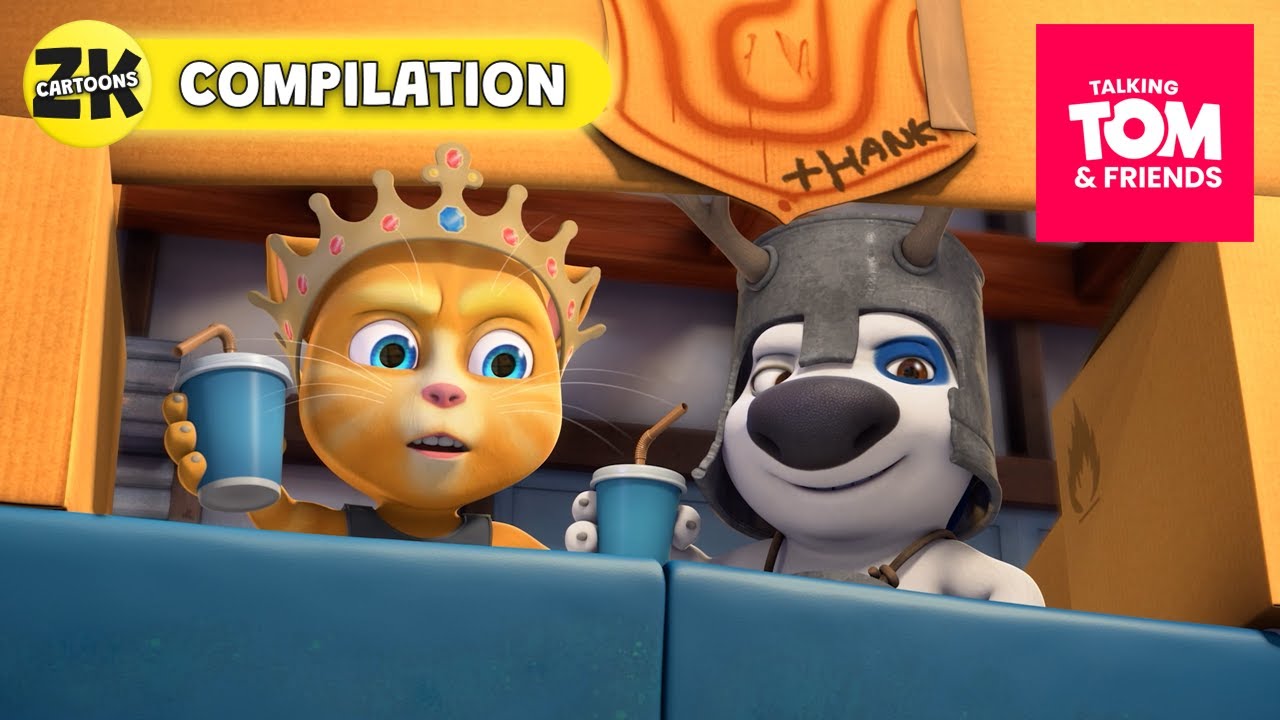 Talking Ginger Builds A Fort! | Talking Tom & Friends Compilation S1 ...