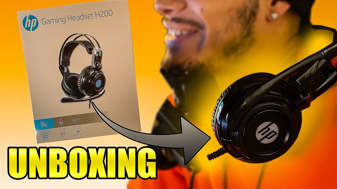 HEADSET GAMER da HP - UNBOXING HEADSET GAMING HP H200 - YouTube