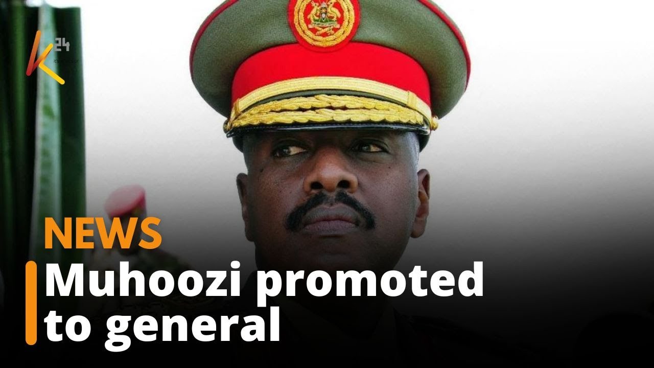 Museveni promotes son Muhoozi to General - YouTube