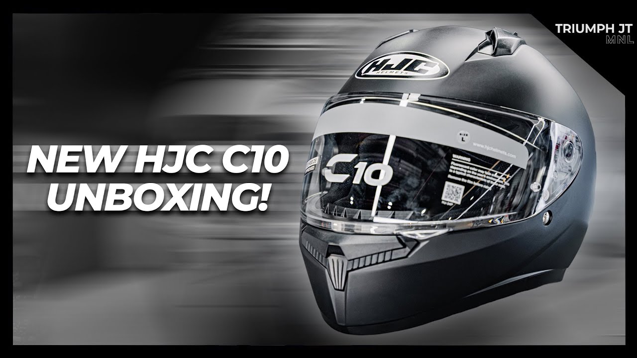 NEW & AFFORDABLE! | HJC C10 Unboxing! - YouTube