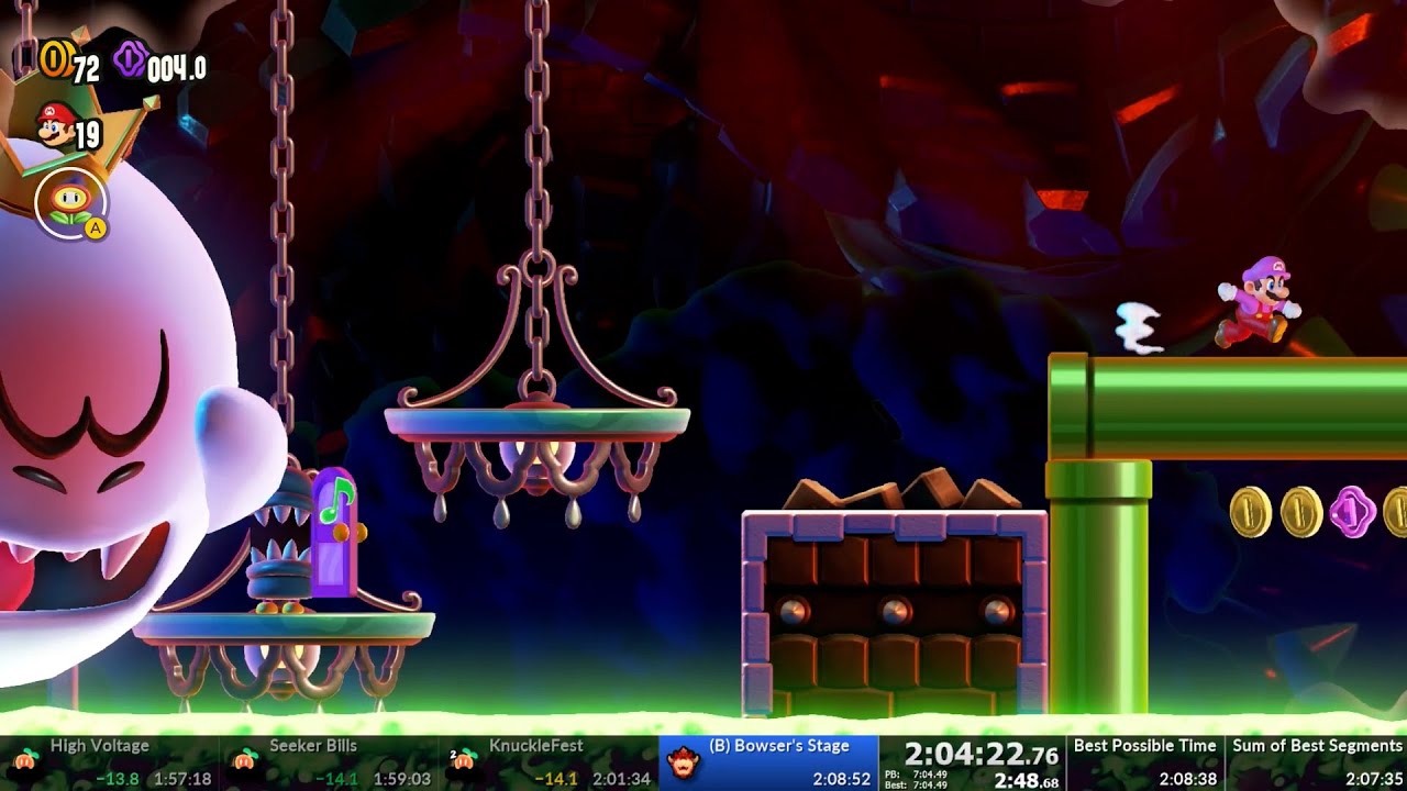 [Former WR] Super Mario Bros. Wonder - All Royal Seeds Speedrun in 2:08 ...