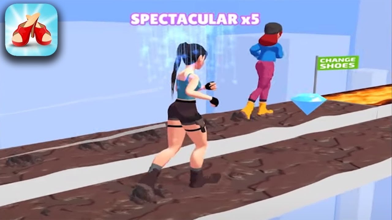 Shoe Race 👠👑👠 Mobile Game all levels walkthrough gameplay android and ...
