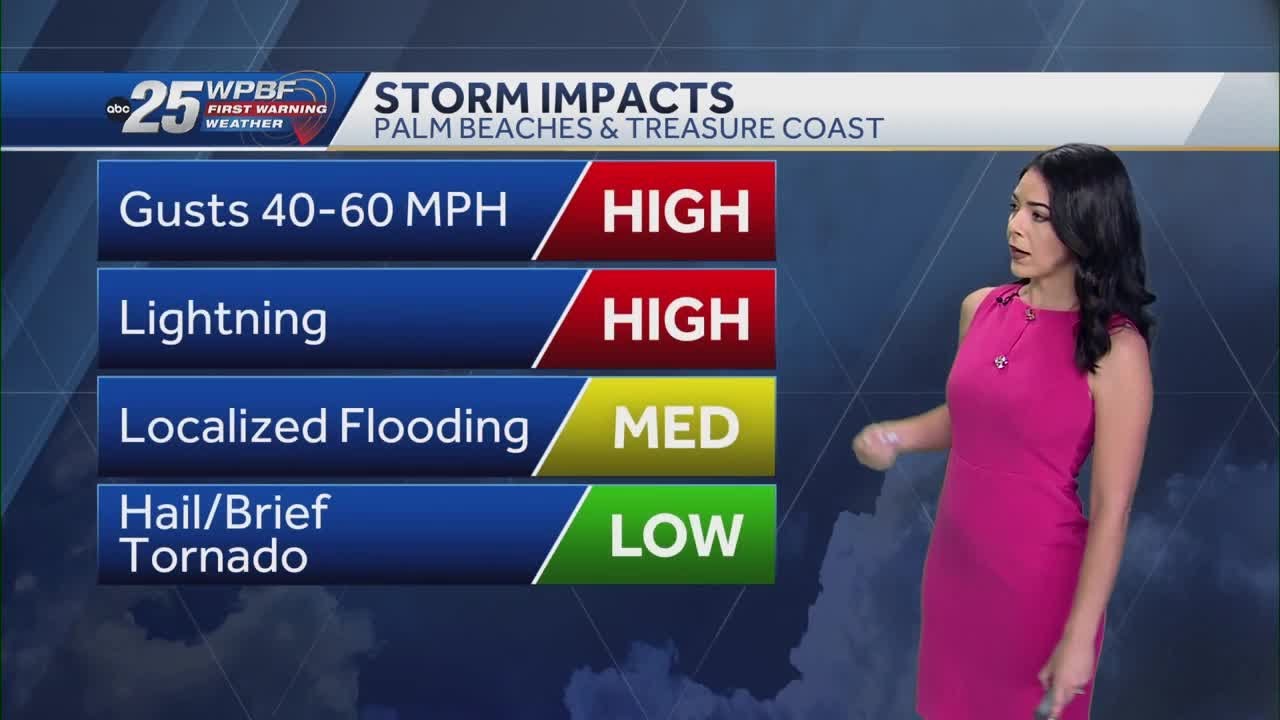 Impact weather this morning through this afternoon - YouTube