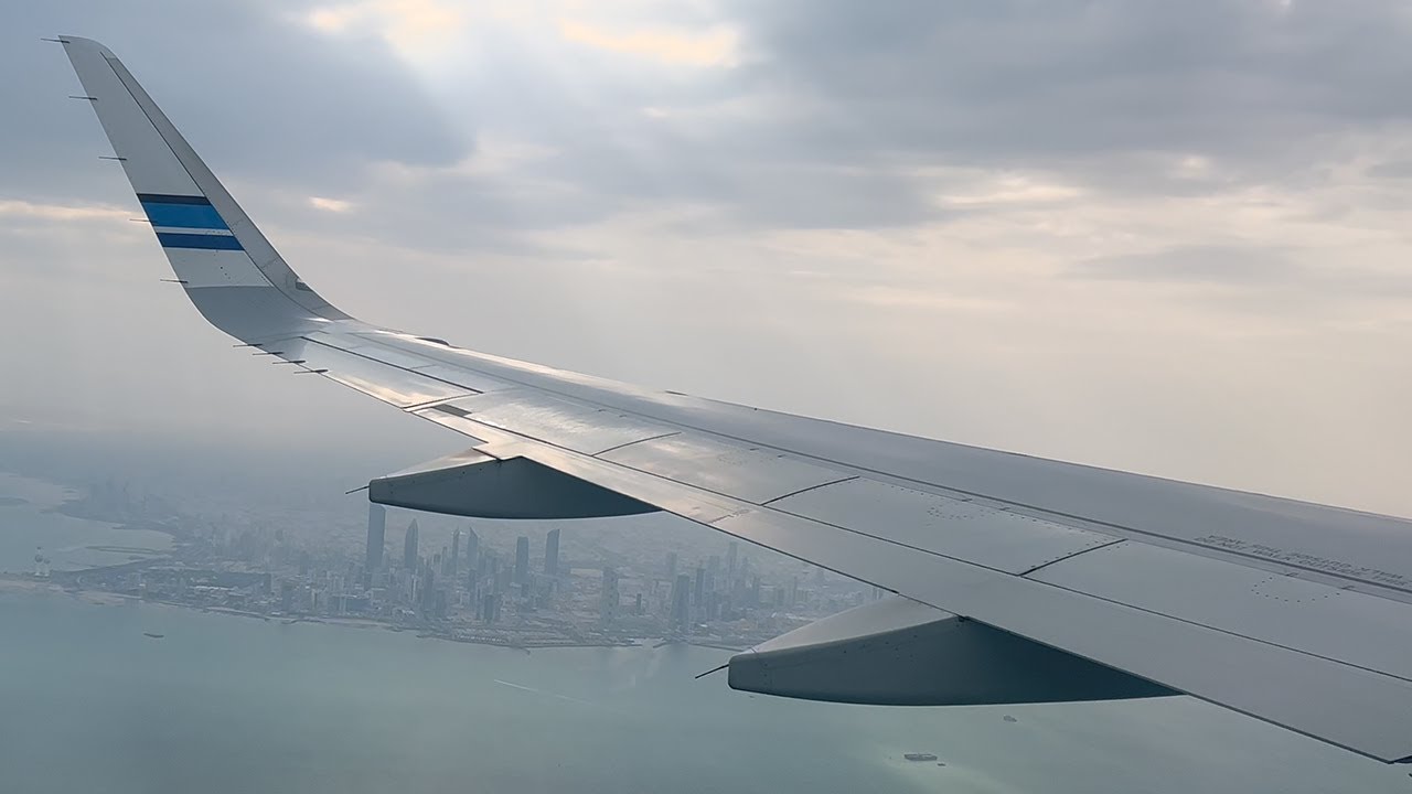 Airbus A320Neo KUWAIT AIRWAYS Landing at Kuwait - YouTube