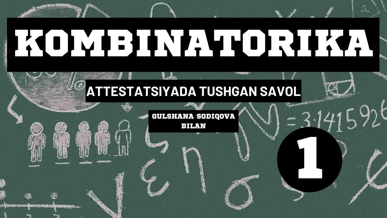 MATEMATIKA | Kombinatorika - YouTube