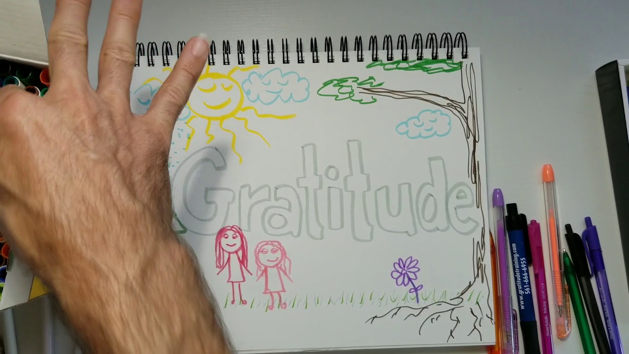 Gratitude drawing - YouTube