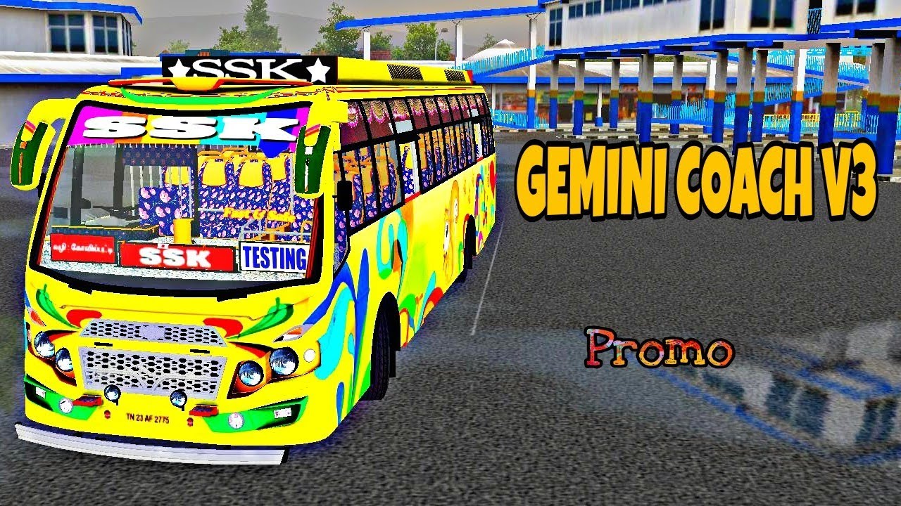 🎀 GEMINI COACH V3 BUS MOD / PROMO VIDEO / SOON IN BUSSID - YouTube
