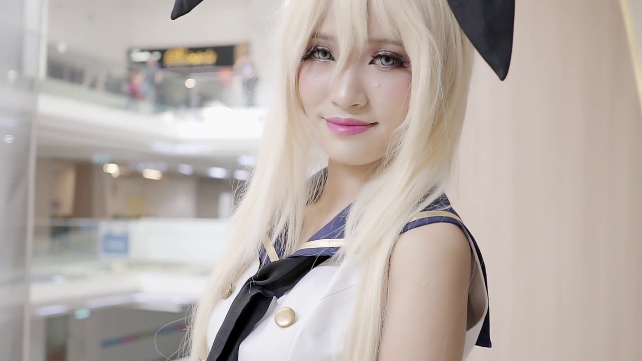 Shimakaze 島風 Cosplay Showcase - YouTube