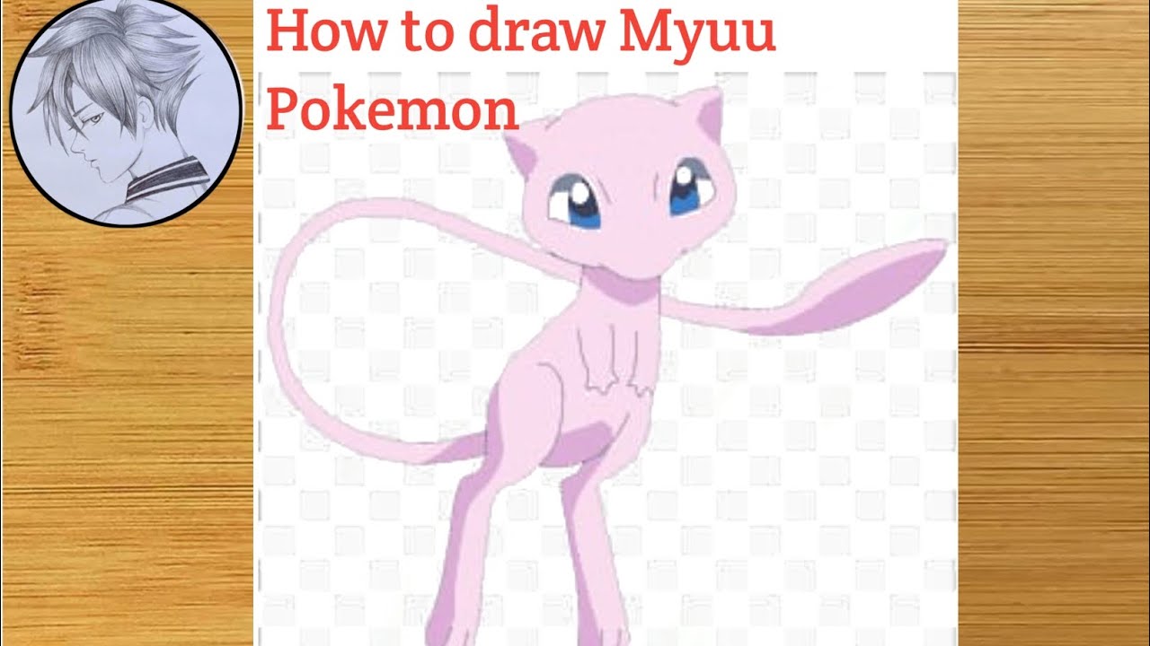 How to draw Myuu Pokemon easy step by step ll All Anime Drawing Art ...