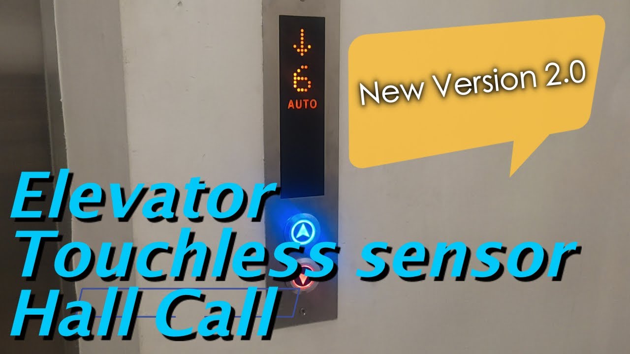 Elevator Touchless Sensor Hall Call New Version 2.0 - YouTube