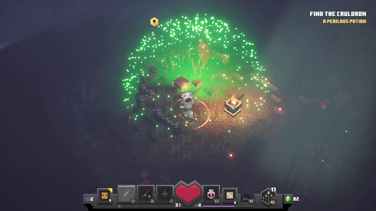 Minecraft Dungeons swamp boss battles - YouTube