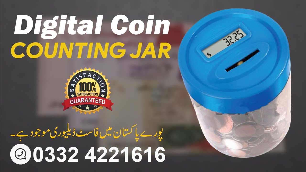 Digital Coin Counting Jar - for pakistani coins. Money Jar for ...