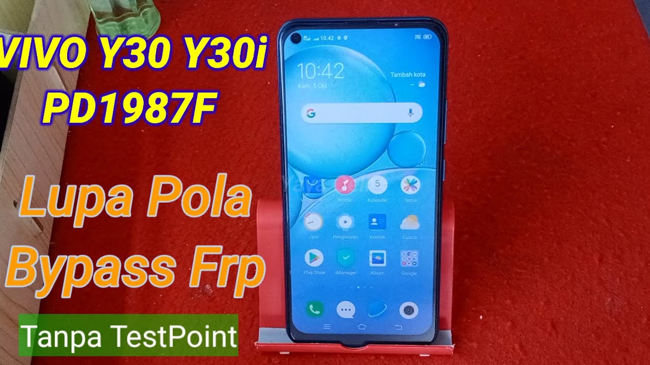 🟢 Vivo Y30 V2019 | PD1987F | Hapus Kata Sandi Layar | Bypass FRP Tanpa ...