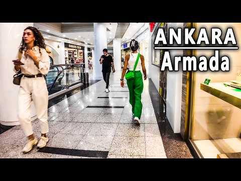 Armada AVM Ankara’da 4K Yürüyüş | Mall Tour with Stunning Views