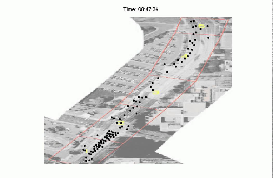 NGSIM Lankershim trajectories - YouTube
