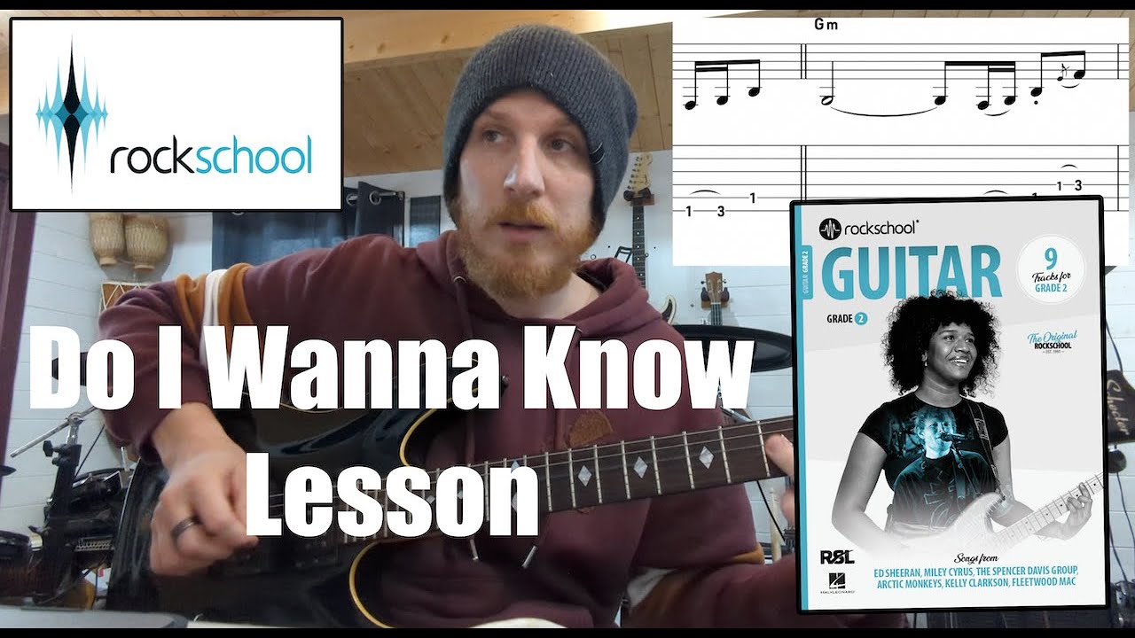 Do I Wanna Know (2024) Lesson Rockschool Grade 2 Guitar - YouTube