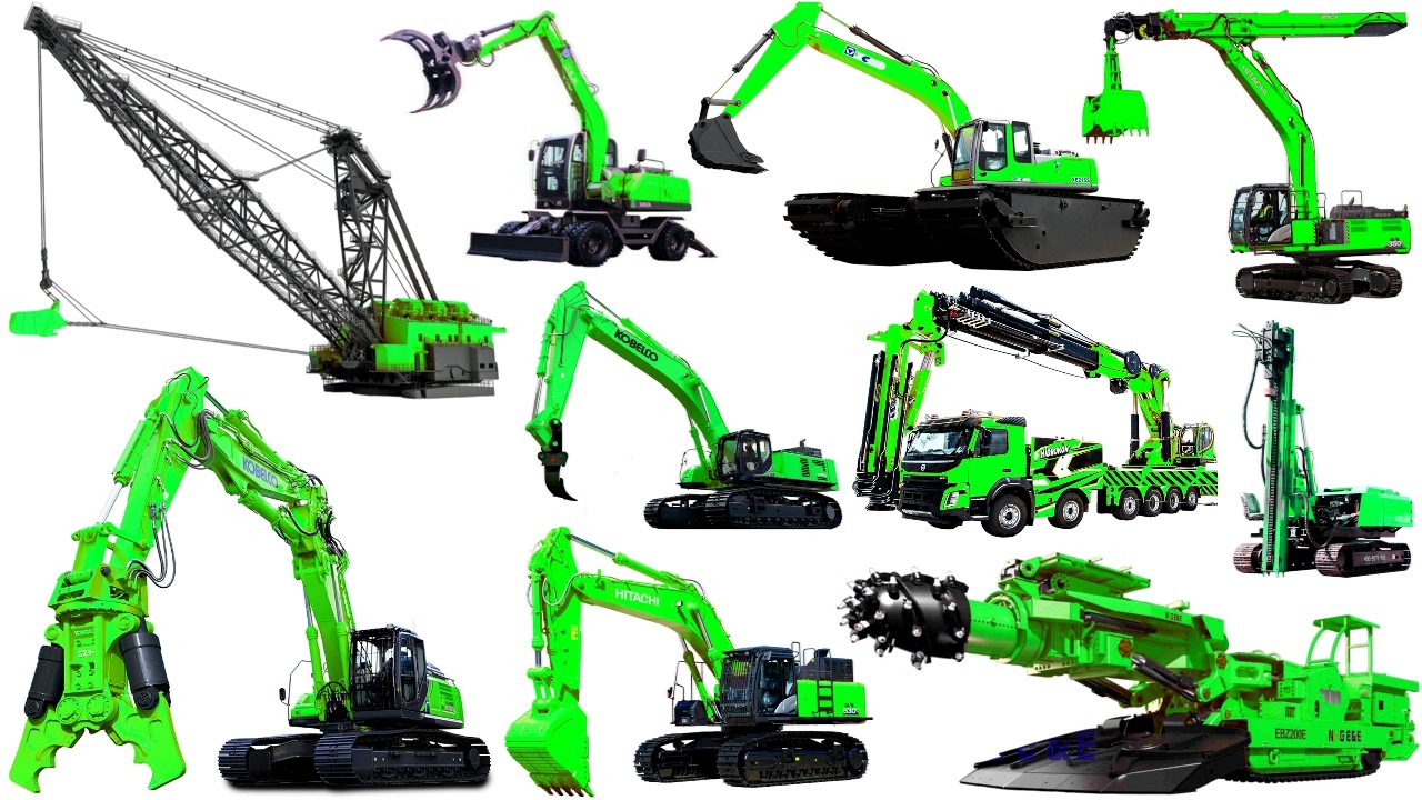 Amazing Excavatora & Dangerous Equipments | Excavator Digger, Hammer ...