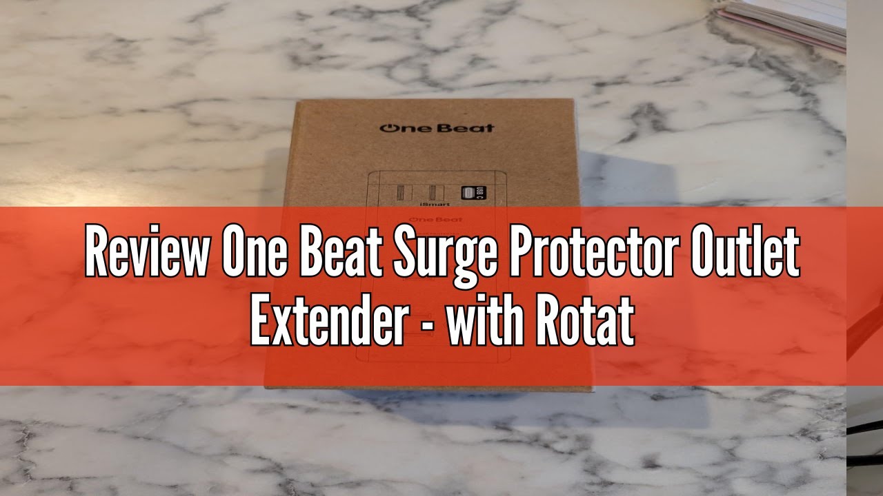 Review One Beat Surge Protector Outlet Extender - with Rotating Plug, 6 ...