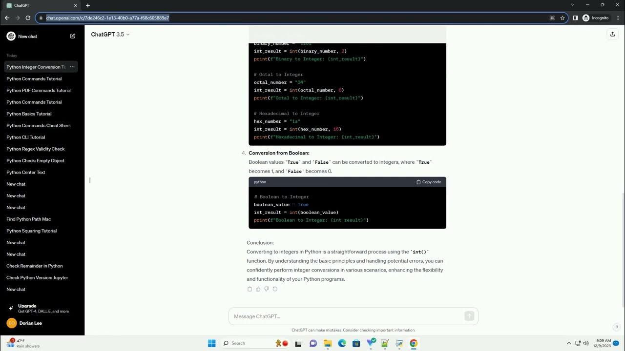 python convert to int if possible - YouTube