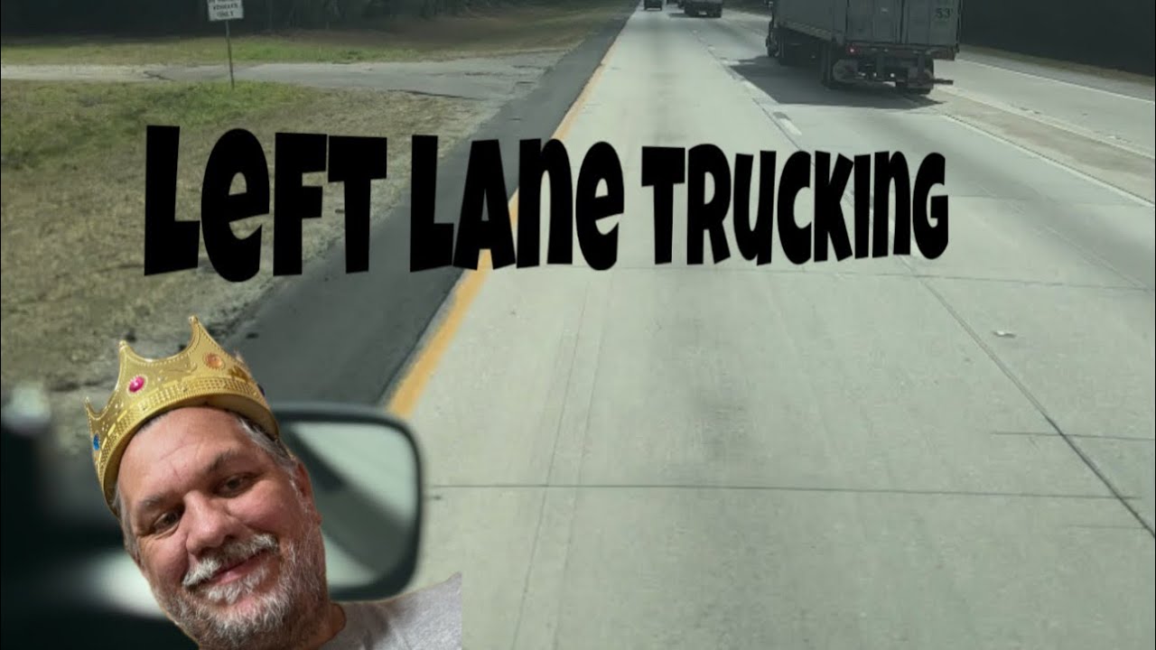I love driving my semi truck in the left lane… - YouTube