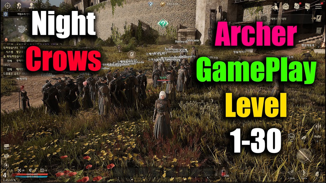 Night Crows Archer Game Play Level 1 to 30 - YouTube