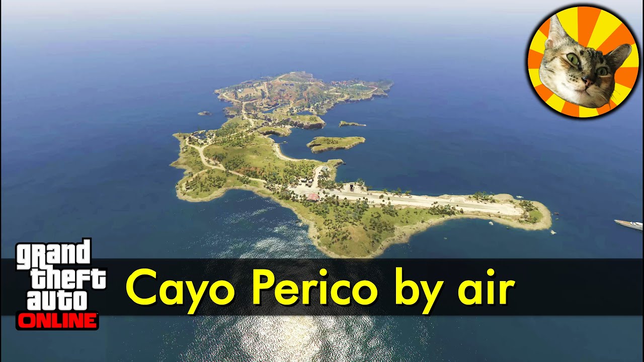 Cayo Perico tour by air | GTA Online - YouTube
