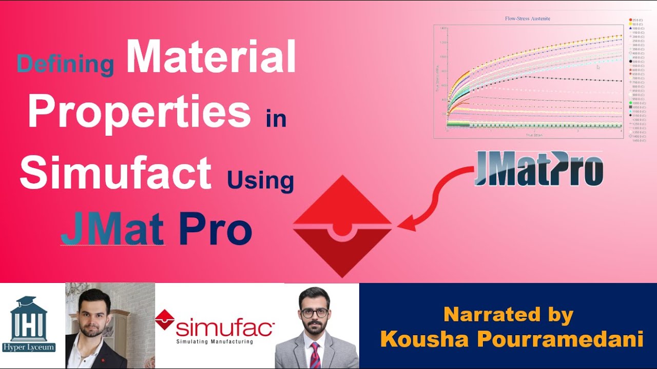 An Example to Define Material Properties in Simufact - YouTube