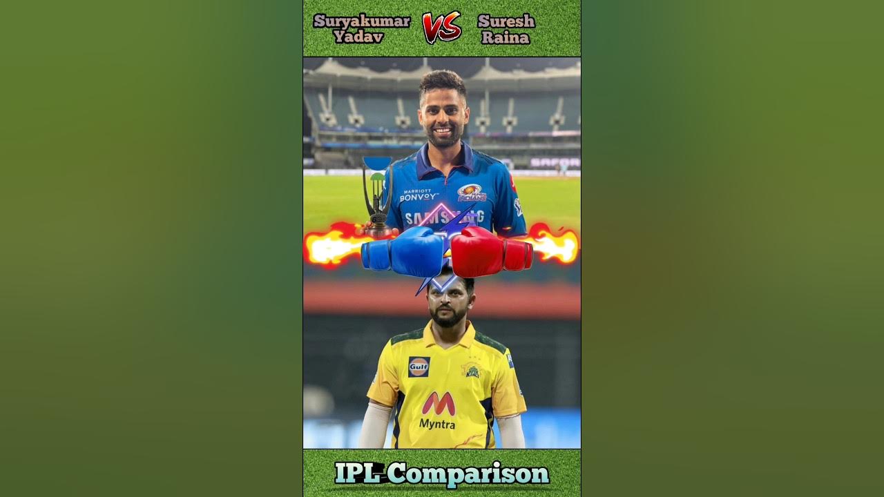 suryakumar yadav vs Suresh Raina IPL Batting Comparison #trending #viralvideo #shorts #subscribe ...