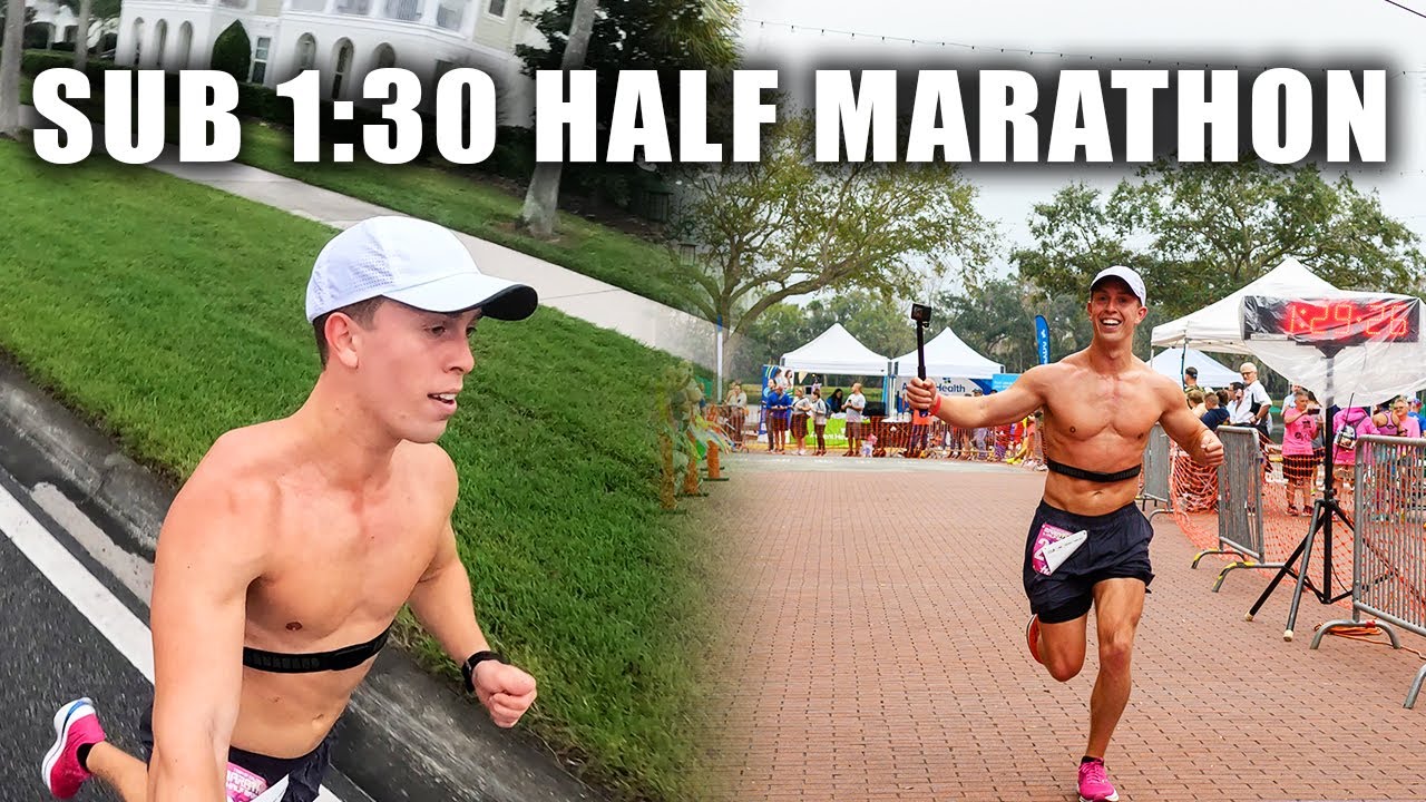 Running A Sub 1:30 Half Marathon - YouTube