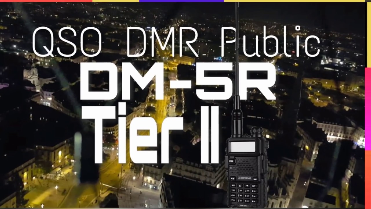 BaoFeng DM-5R Dual Band DMR Digital Radio Tier II 100% compatible après ...