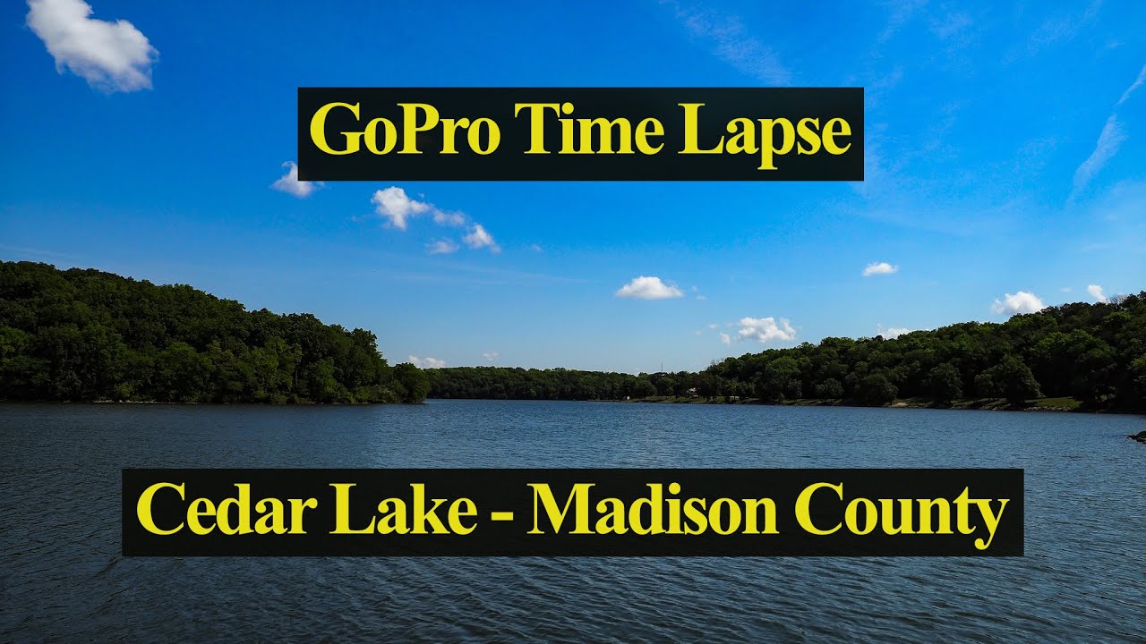 Time Lapse of Cedar Lake in Winterset - GoPro Hero9 - 4K TimeWarp Wide ...