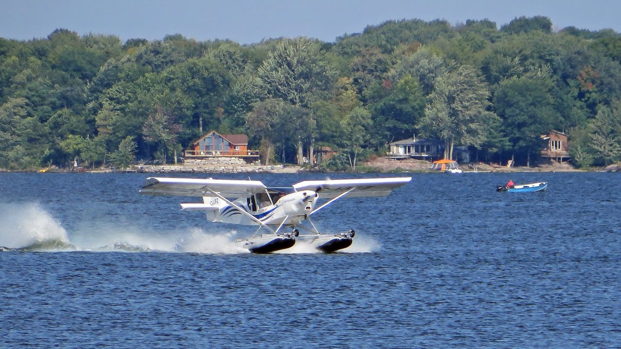Float flying fun with the Zenith CH 750 Cruzer on Full Lotus amphibious ...