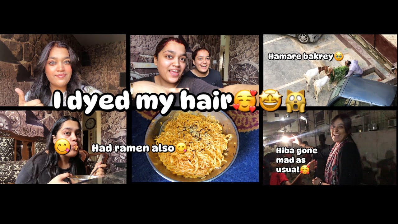 Chitchat + dying my hair 🥰🤩 | Alishba Rajput - YouTube