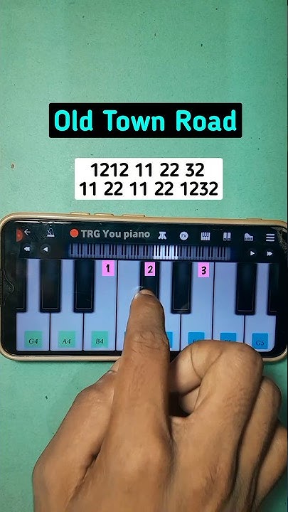 Old Town Road (Piano Tutorial) #shorts #piano #oldtownroad - YouTube