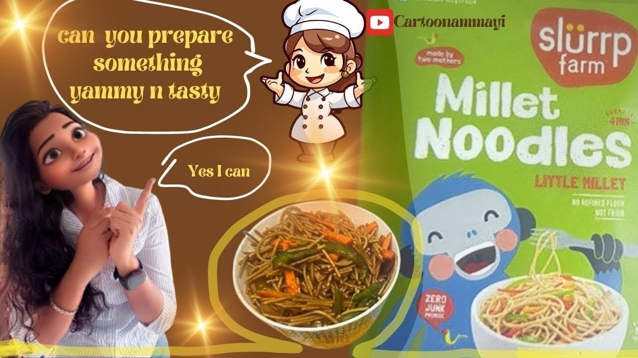 Healthy and yammy Millets Maggie #health #food #foodie #viral - YouTube