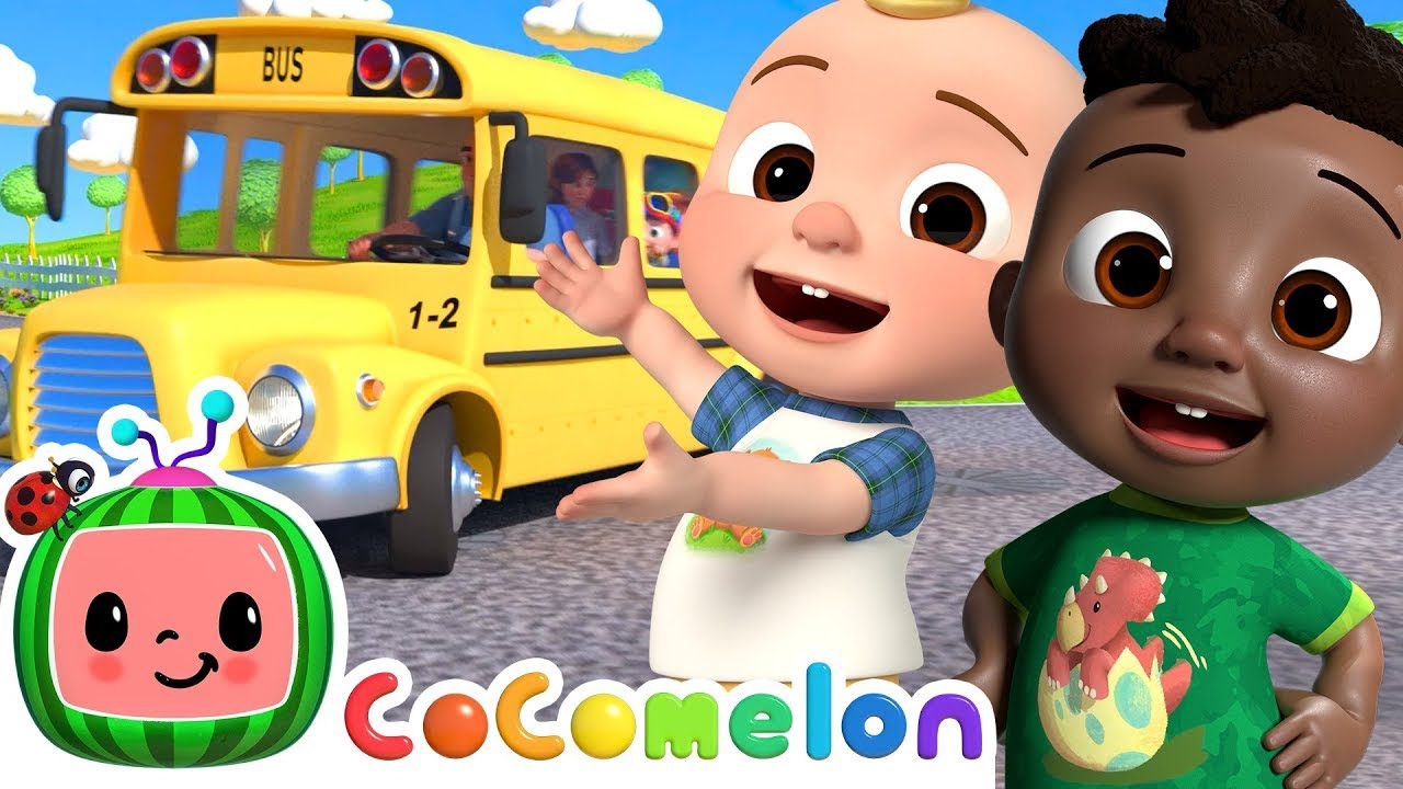 Wheels on the Bus Play Version CoComelon Nursery Rhymes & Kids Songs ...