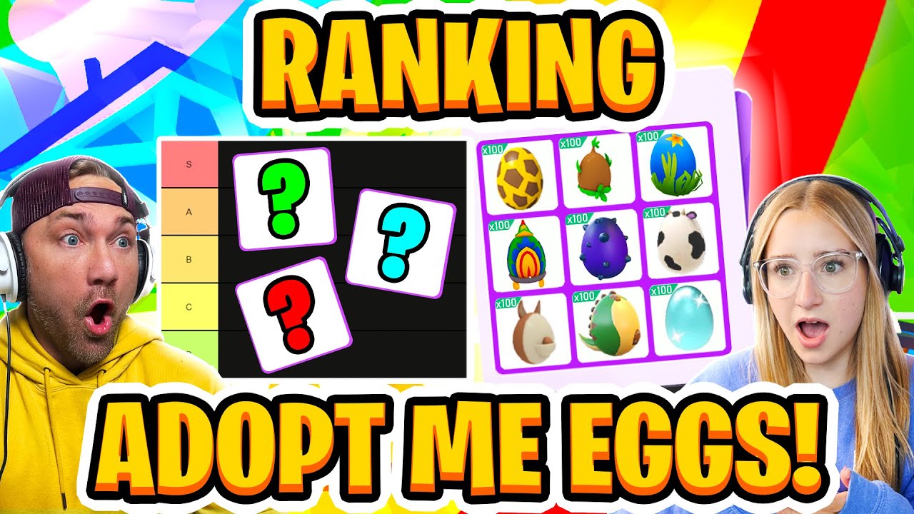 Adopt Me EGG Tier List Ranking! *SURPRISE* Ending! Roblox! - YouTube